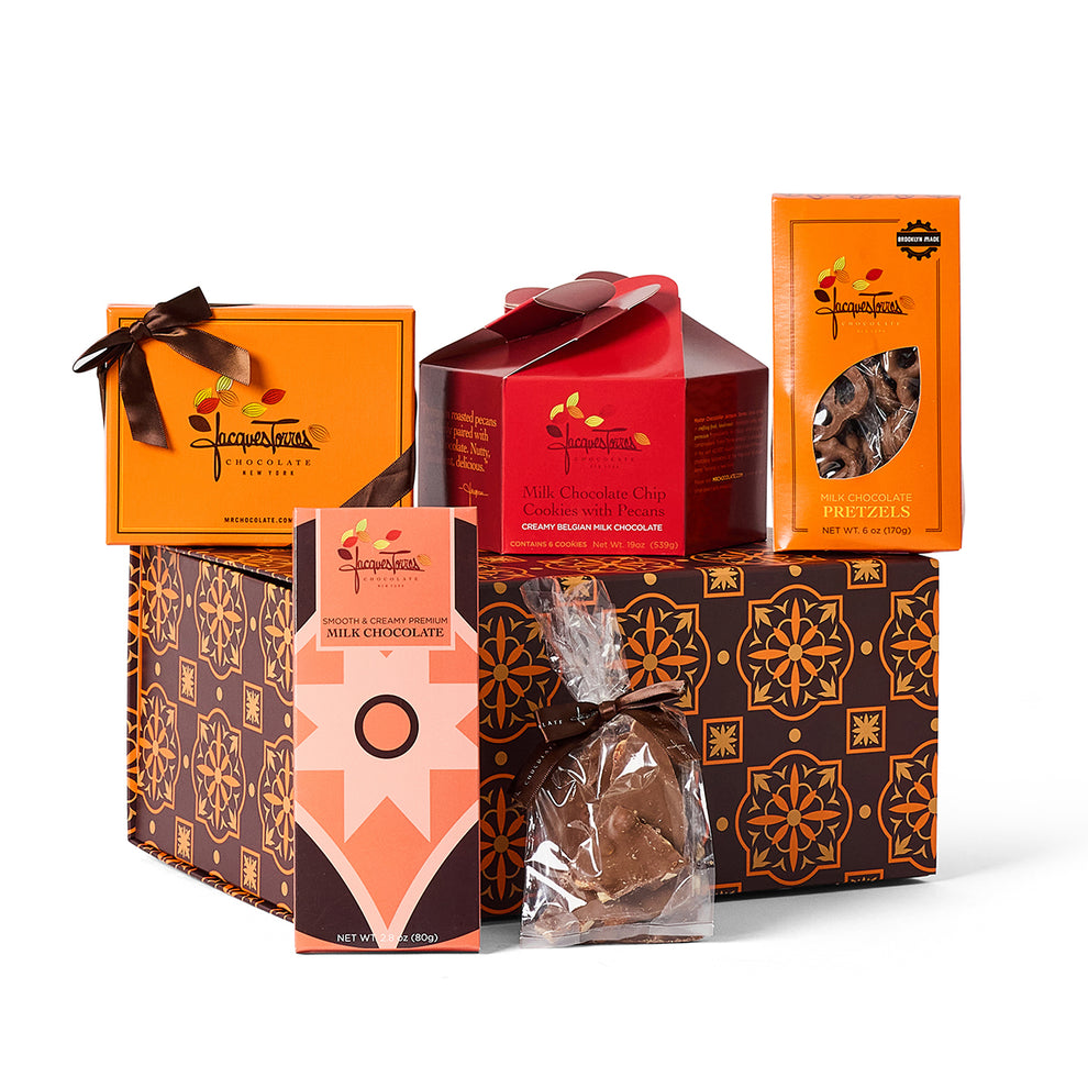 Signature Milk Chocolate Gourmet Gift Box | Jacques Torres Chocolate